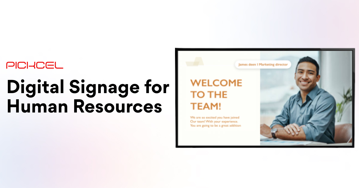 Digital Signage for Human Resources